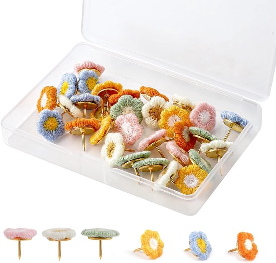 Allecto Plus - Push Pins Set 30 Stuks Thumbacks - Muur Decoratie ...