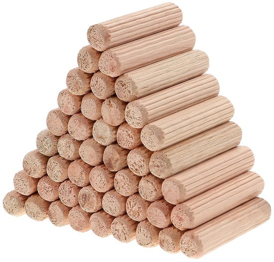 Inovra Plus - Houten Pluggen Set 8 x 40 mm - 500 stuks - Houten Pen ...