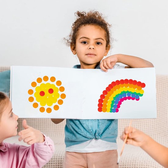 PULUZ 3000 stuks 3/4" ronde kleurcoderingsetiketten stickers ...