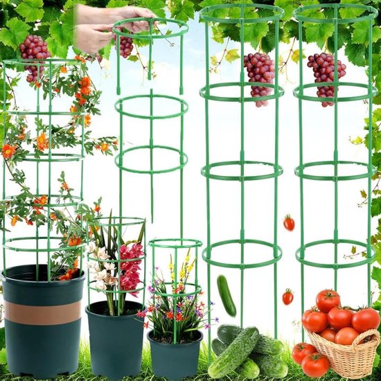 Allecto Premium - Klimrek Tomaten en Planten Ondersteuning voor Klimplanten - Tuin... | bol
