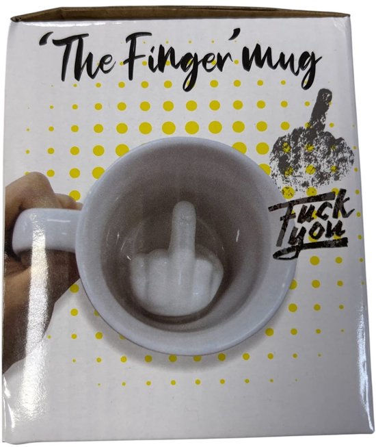Mok Middelvinger Wit | bol