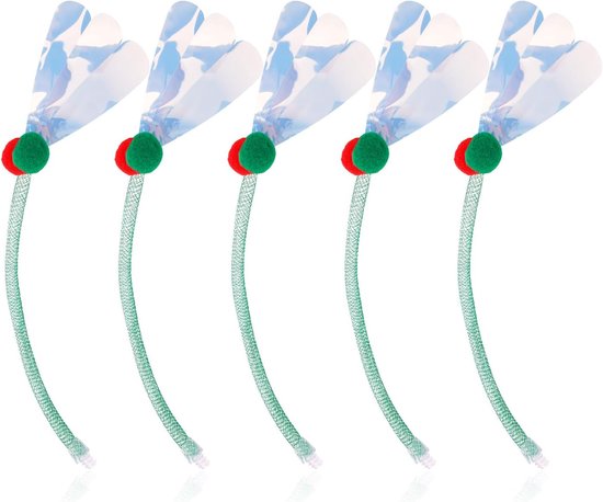 5Pc Interactieve Kat Ball Staart - Elastische Kat Ball Speelgoed Staart ...
