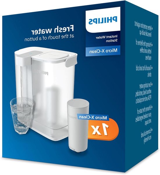 Instant Water Filter Carafe 3 L Capacity Rechargeable via USB-C ...