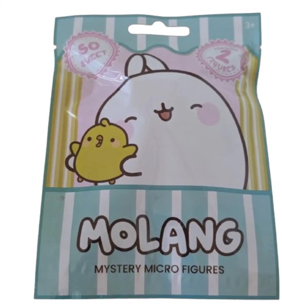 Molang mini verzamelfiguurtje - Blind Bag Surprise - 2 pack - 3 cm ...