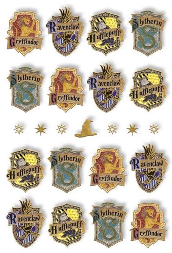 Paper House - Harry Potter Pop Up Stickers - House Shields - STPO-0002E | bol