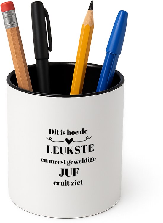 Hacebo® - dit is hoe de leukste en meest geweldige juf eruit ziet Pennenbakje - Juf -... | bol