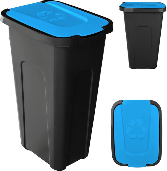 KADAX Vuilnisemmer voor afvalscheiding, 30 liter, robuuste afvalcontainer met... | bol