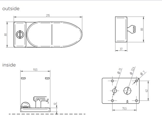 Inside-Out Lock (309834) | bol