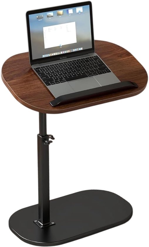 Topmelon Bijzettafel - Verstelbare Bedtafel - C-vorm Tafeltje ...