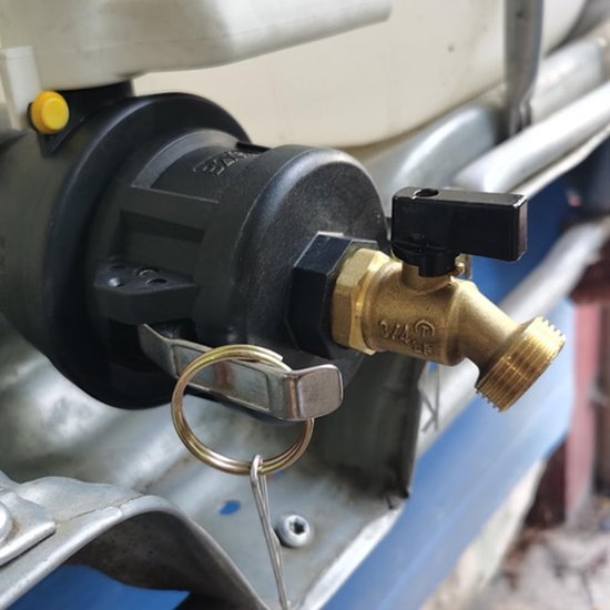 Tank Drain Adapter - Garden Hose Head - 2 Inch to 3/4 Inch Hose ...