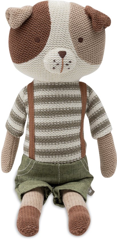 Jollein - Knuffel - Mick - Dog - Knuffelpop Hond | bol