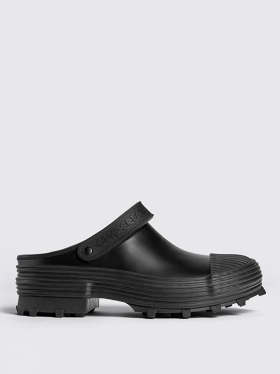 Traktor Clog Chunky Rubber Sole - Black Shoes | bol