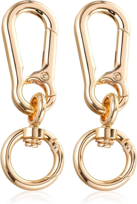 Allecto Plus - 2 stuks zware metalen haak clips - RVS karabijnhaak ...