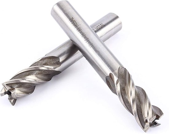 JGS Premium - 4 Fluit Frees 12mm HSS CNC Rechte Schacht Boren Cutter ...