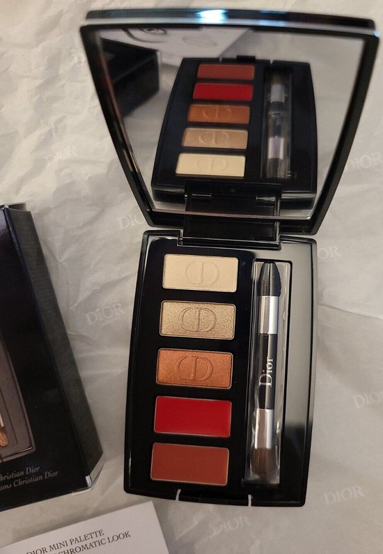 Christian Dior Mini Palette Eyes & Lips Eyeshadow + Rouge Dior Lipstick ...
