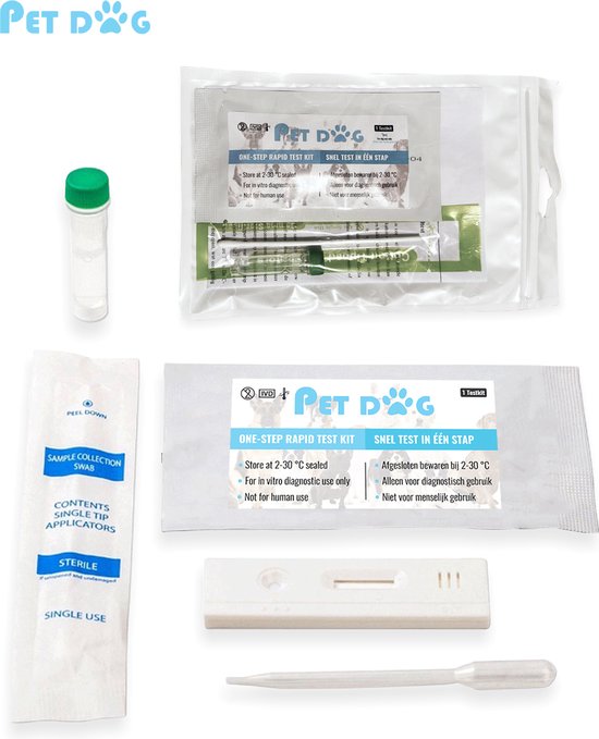 Parvo Snap Test - Voor hond & kat - Ontlasting - 5-10 minuten | bol