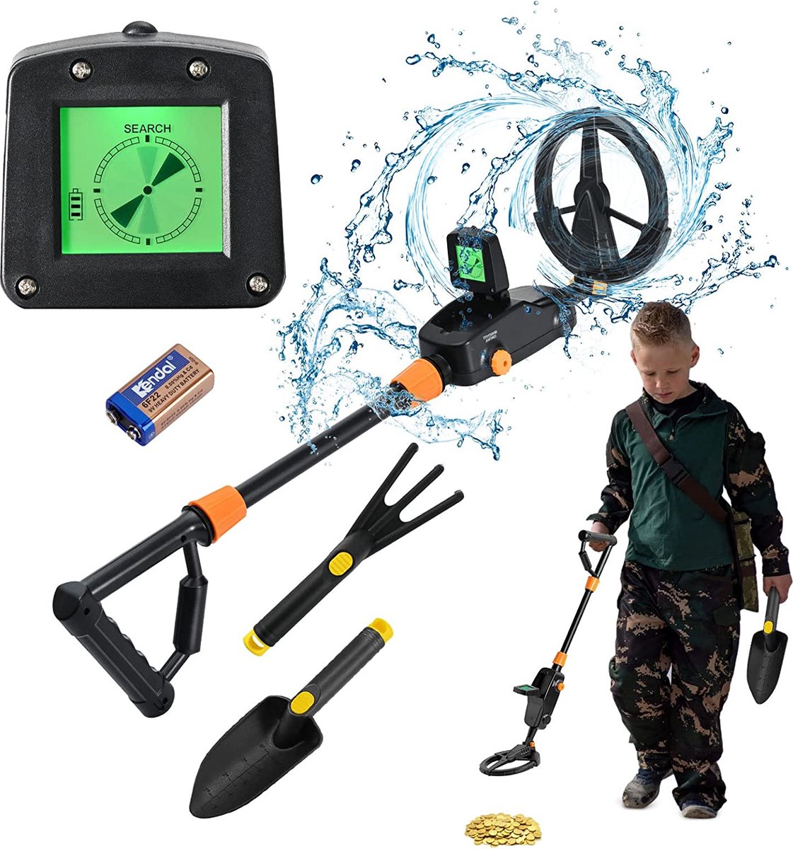 Universeel metaaldetector – Set metaaldetector - metaaldetector voor kinderen en... | bol