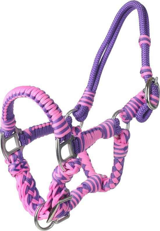 MHS Halster Braided Shet Paars / Roze | bol