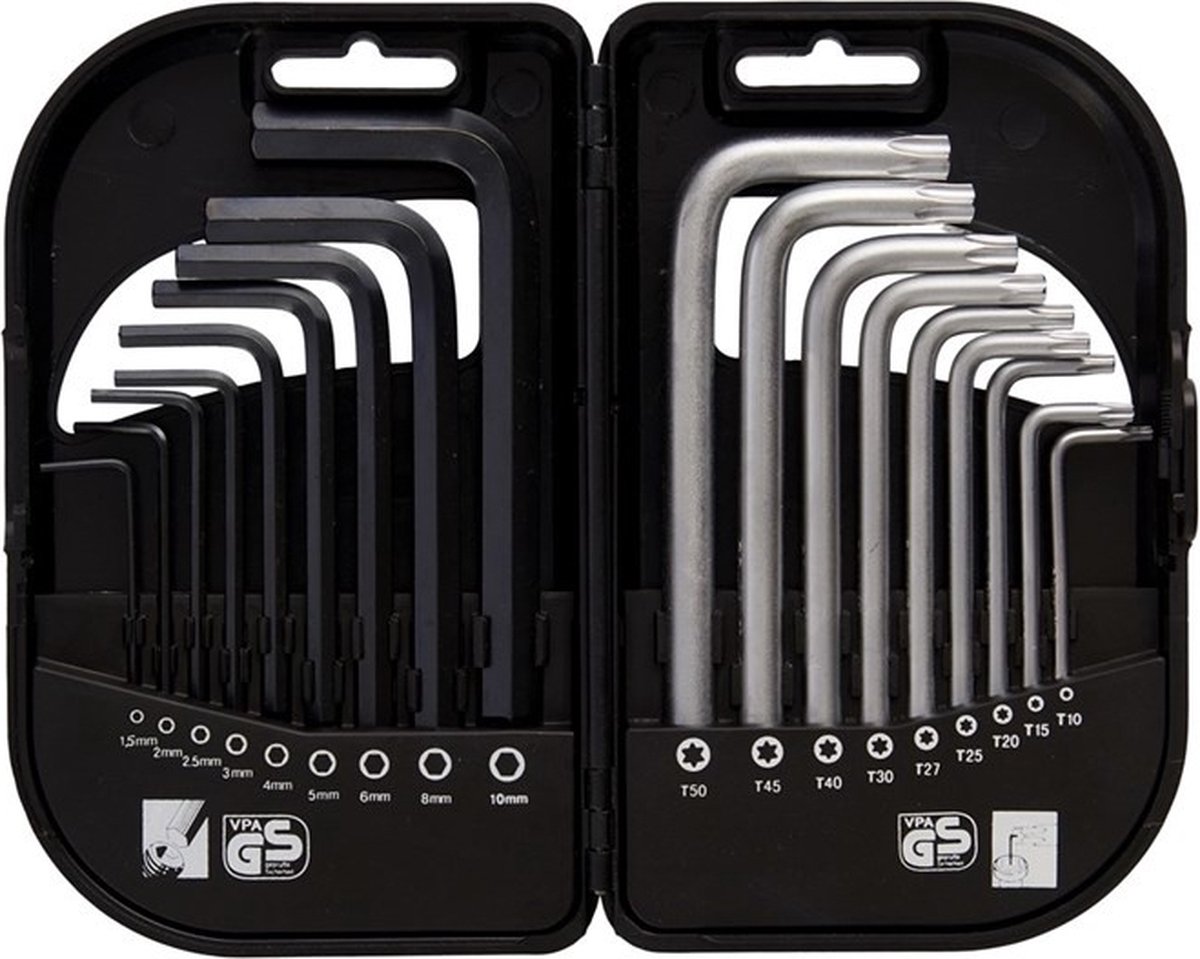 Probuilder Inbus en Torx set 18 delig | bol.com