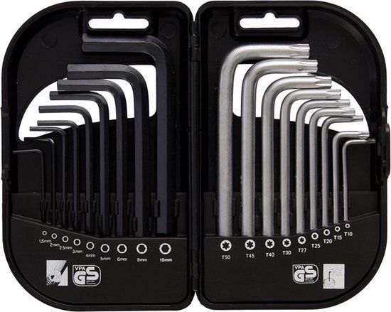 Probuilder Inbus en Torx set 18 delig | bol.com