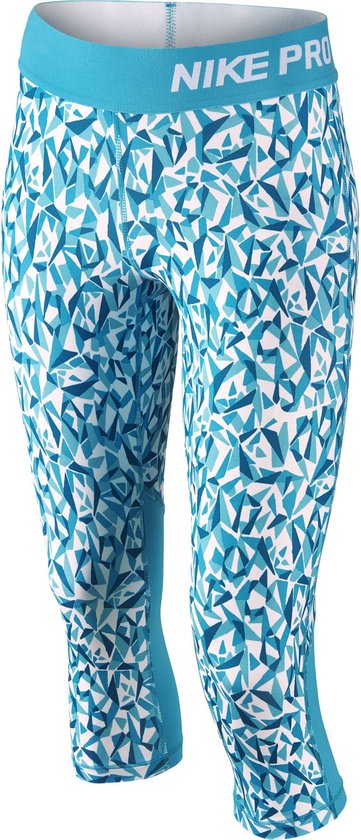Nike pro cool allover print capri | bol.com