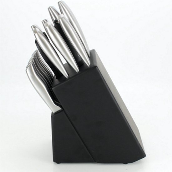 Deik Messenset - Inclusief Messenblok - RVS Koksmessen - 16-Delige ...