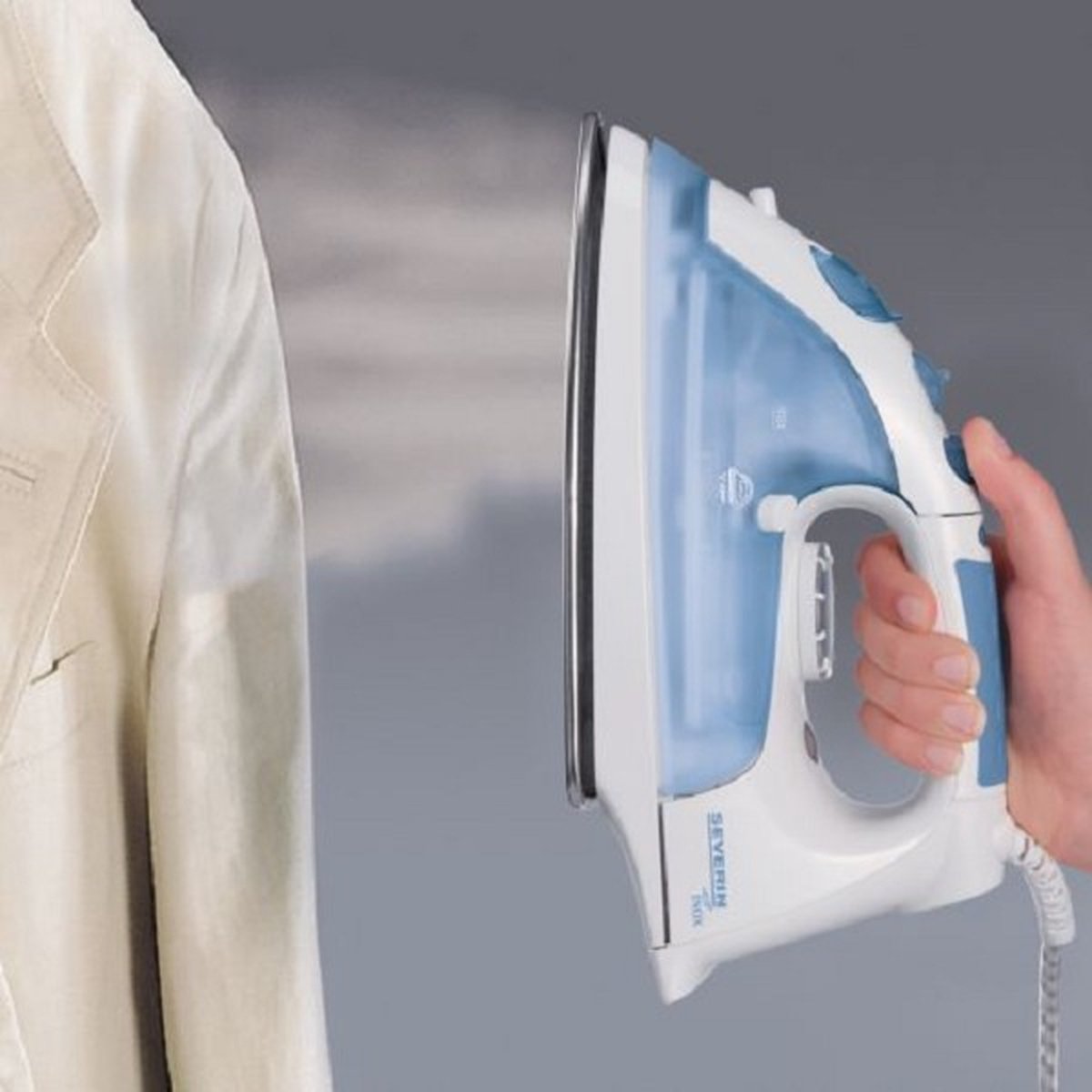 SEVERIN Fer à vapeur BA 3256, 2400 Watt, blanc / bleu | bol.com