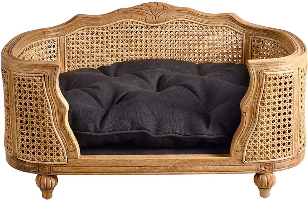 Lord Lou - Arthur Webbing Antraciet L - Luxe Hondenmand - Luxe ...