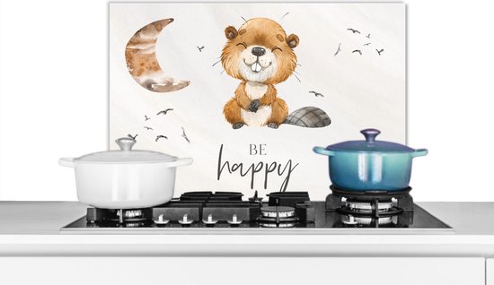 Spatscherm Keuken - Kookplaat Achterwand - Spatwand Fornuis - 70x50 cm ...