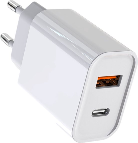 USB C Adapter oplader USB stekker 20W geschikt voor Samsung Galaxy ...