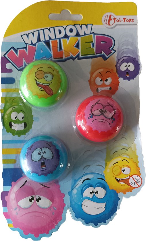Raamklimmers - Emotie gezichten - Window walker - 3 stuks | bol