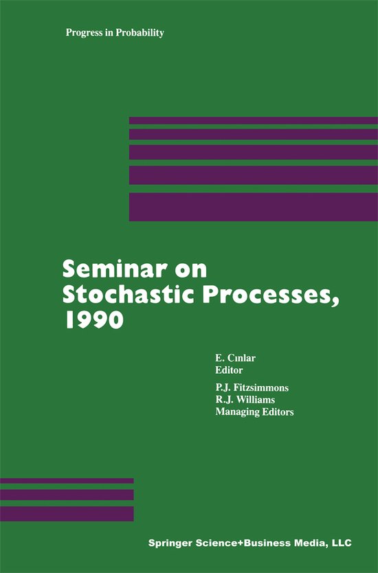 Stochastic Processes 1990 | 9780817634889 | Cinlar | Boeken | bol