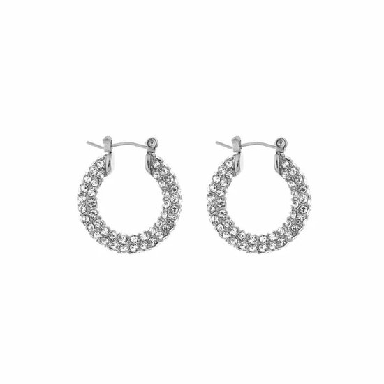 Bijoutheek Oorringen Zirkonia Stenen Silver | bol