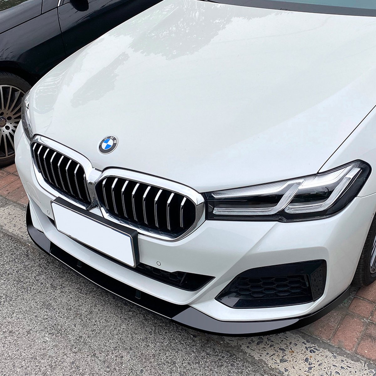 Splitter Front Spoiler Spoilerlippe passt für BMW 5er G30 G31 LCI M ...