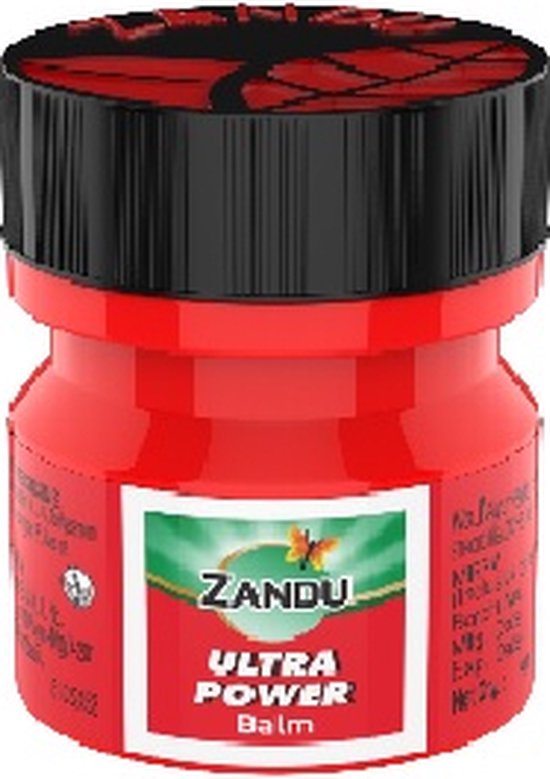 Zandu balm red Ultra Power 8 ml - Zandu balsem rood - Ayurvedische ...