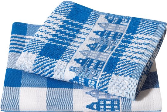 Twentse Damast Keuken Handdoeken - Hollandse Designs - Katoen ...