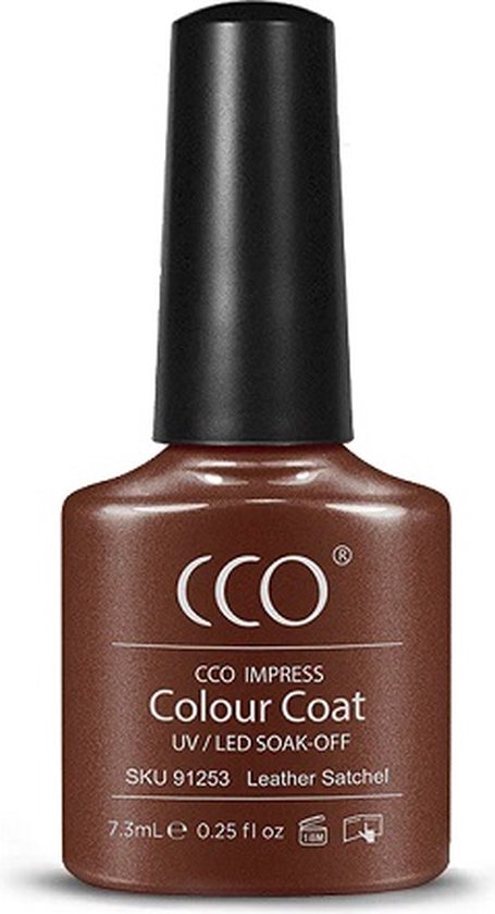 CCO Shellac - Gel Nagellak - kleur Leather Satchel 91253 - BruinShimmer ...