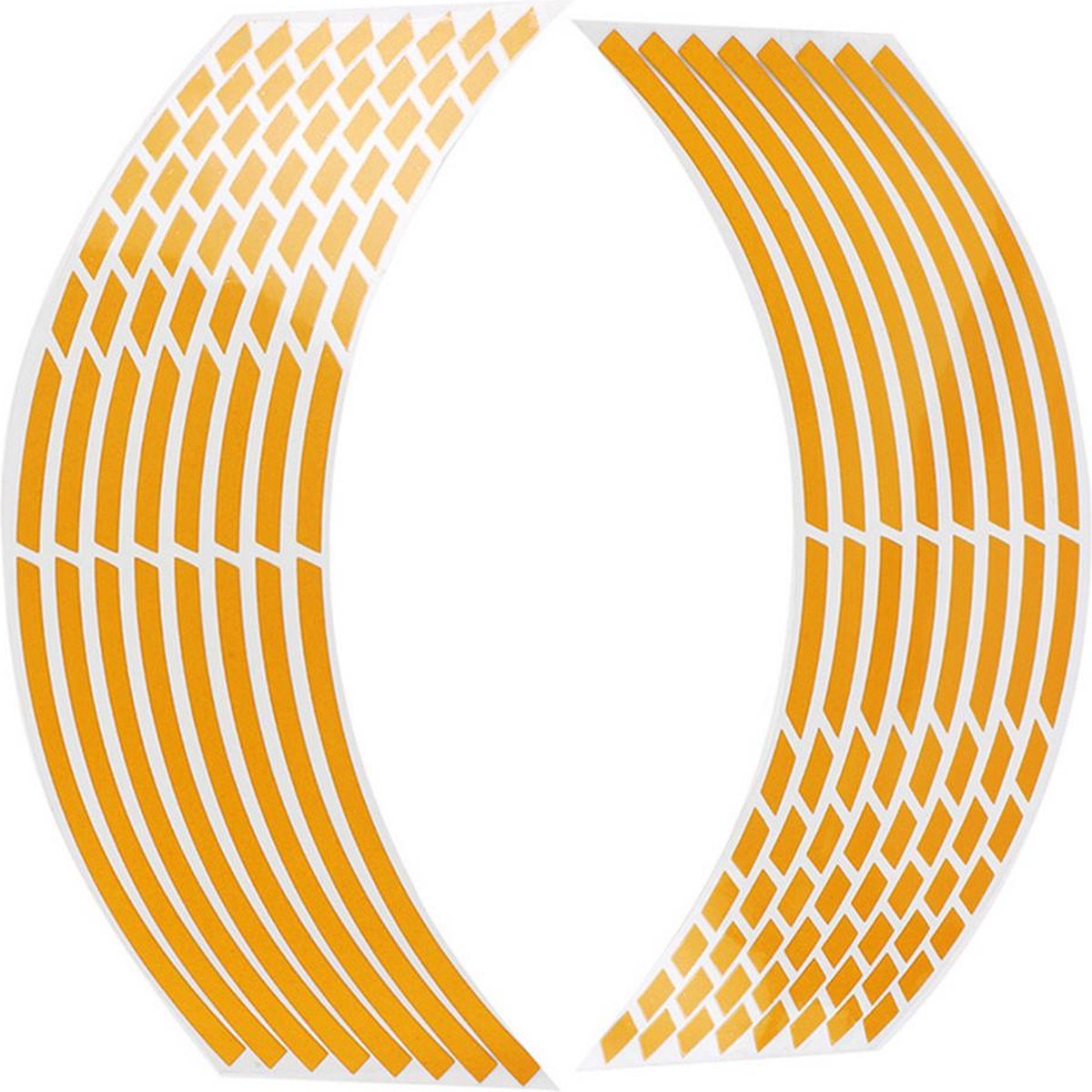 Velg Stickers Motor - Velgstriping - Universeel - Geel | bol.com