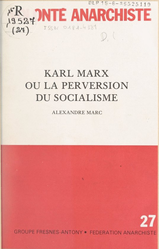 Karl Marx (ebook), Alexandre Marc | 9782307261957 | Boeken | bol.com