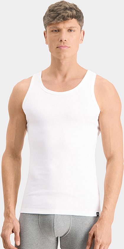 PUMA basic 2P O-hals tanktop wit - XL | bol
