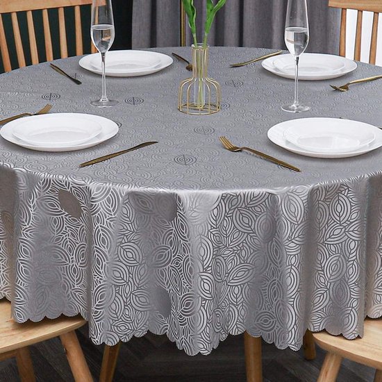 Tafelkleden Rond PVC Antifouling En Waterdicht Restaurant Outdoor ...