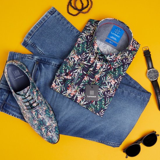 Flowermista Overhemd-S - Lureaux - Kleurrijke Print Overhemden | bol