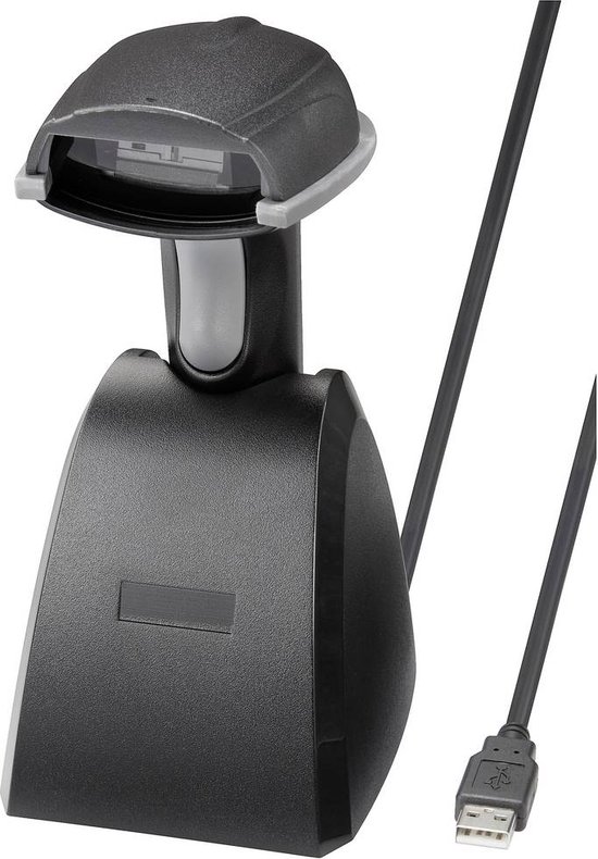 Renkforce LS6300BU USB-Kit Barcodescanner Bluetooth 1D Laser Zwart ...