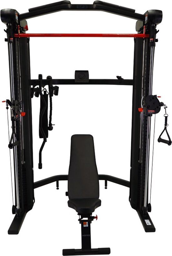 Inspire Fitness SF3 Functional Trainer Smith Machine – Comprend un banc ...