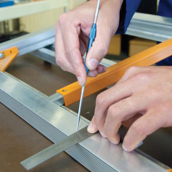 Silverline Krasnaald - Recht en 90 Graden - Gehard Staal - 200 mm | bol