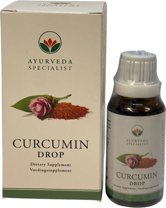 Ayurveda Specialist - Curcumin Druppels (Drop) - 30 ml - Supplement ...