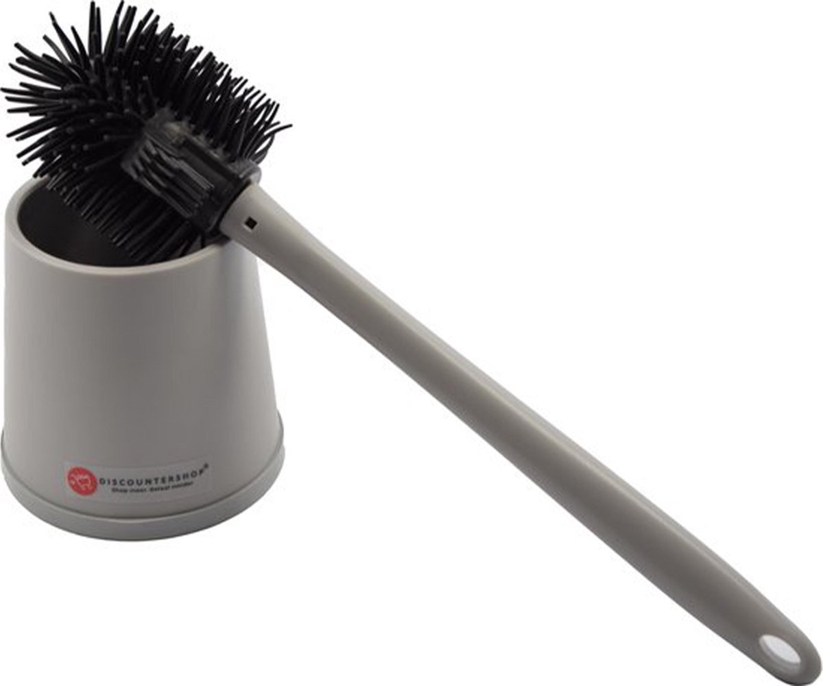 4x |Toiletborstel met siliconen toiletborstel - Toiletborstel met ...