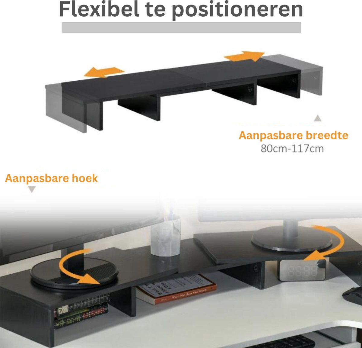 Monitor Verhoger - Monitor standaard - Monitorstandaard - 1 of 2 ...