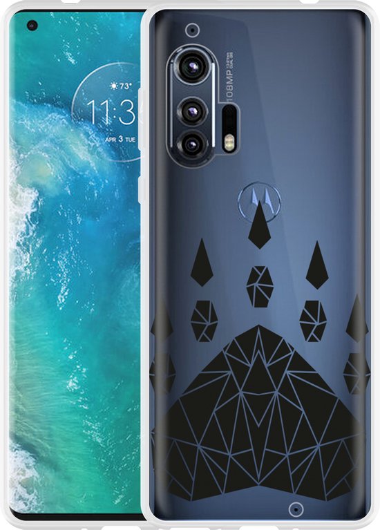 Motorola Edge Plus Hoesje Geometric Claw - Designed by Cazy | bol