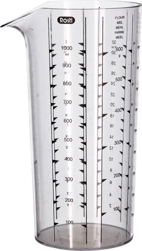 Rosti Maatbeker 1 liter Helder | bol